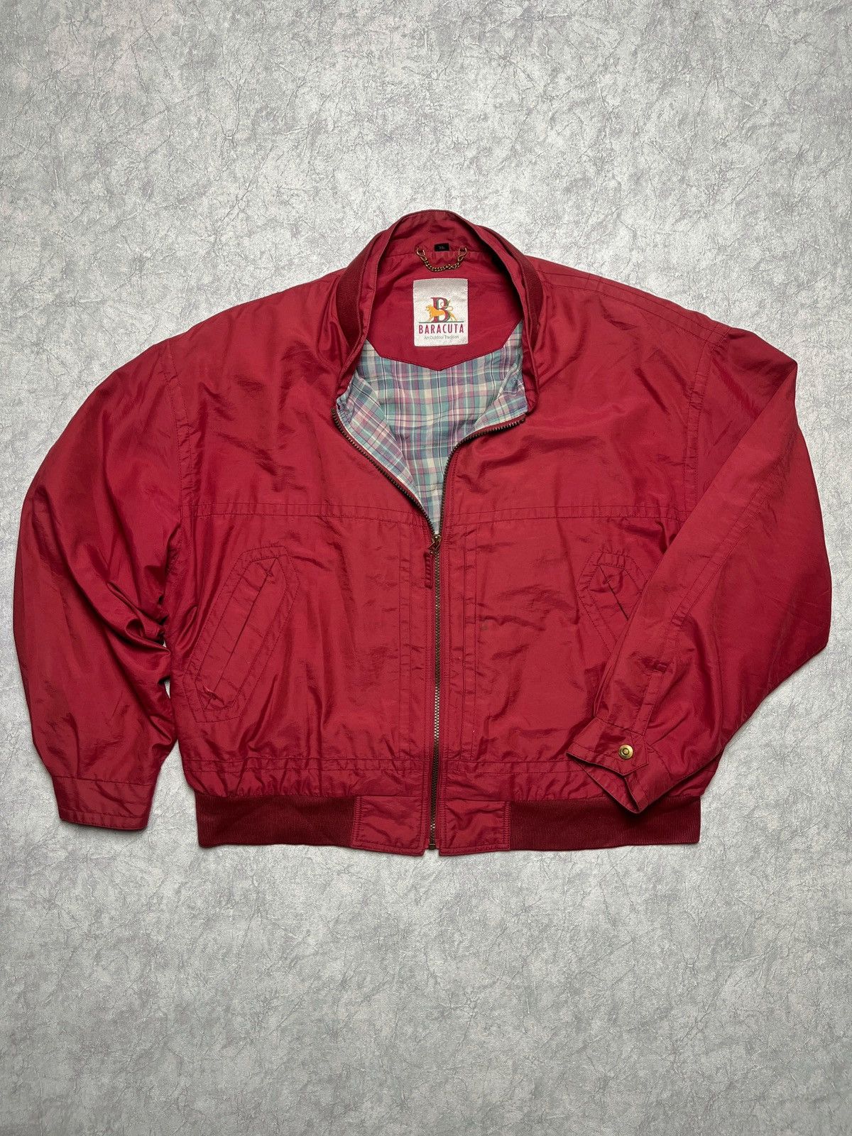 Baracuta × Vintage Vintage Baracuta Red Harrington Jacket | Grailed