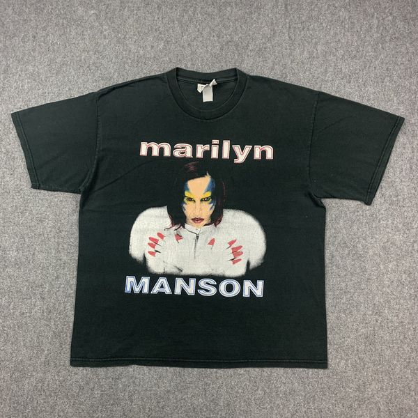 Vintage Vintage OG 90s Marilyn Manson Mechanic Animal Tour Tshirt | Grailed