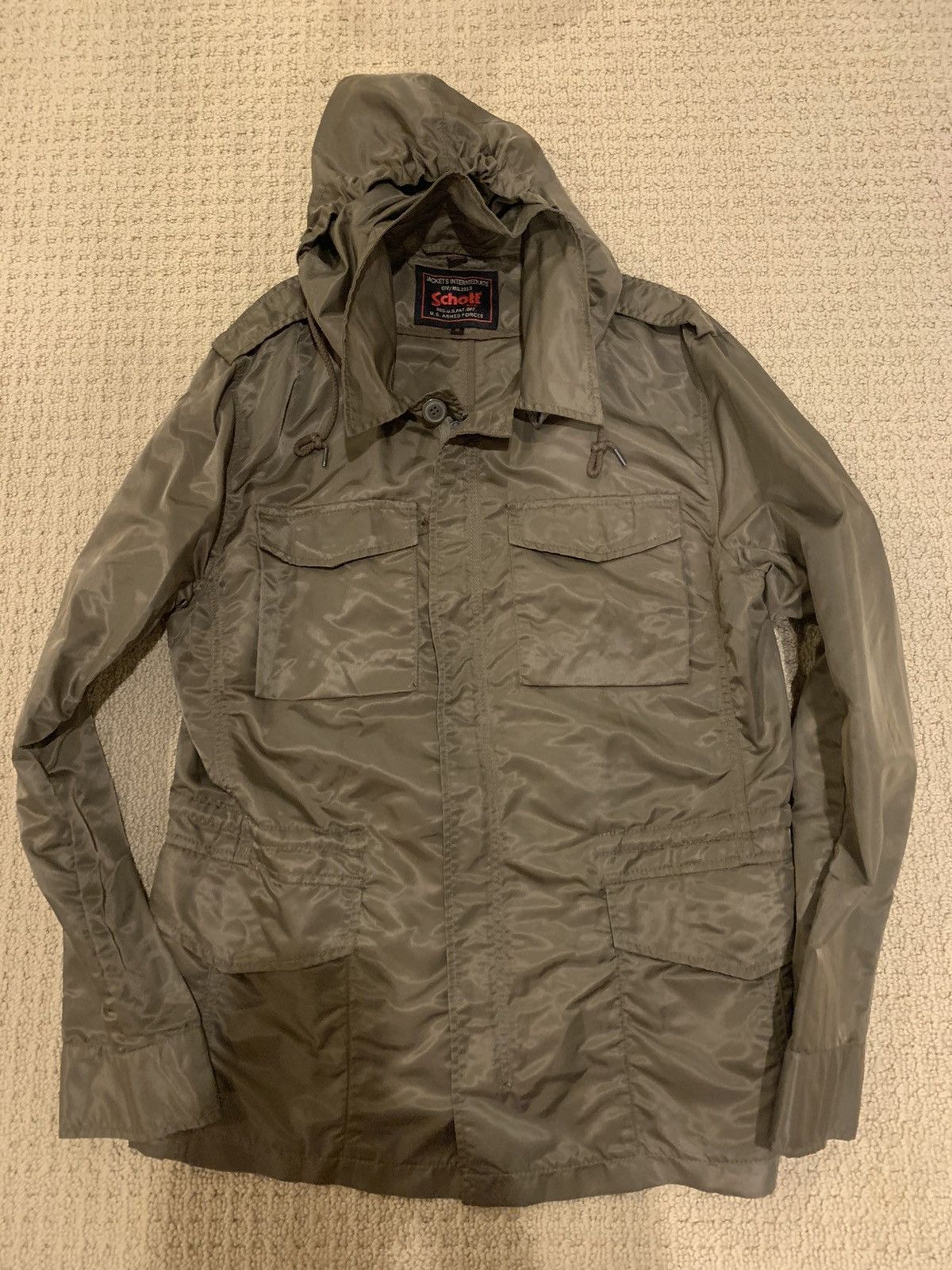 Schott Schott NYC Light Nylon Field Jacket | Grailed