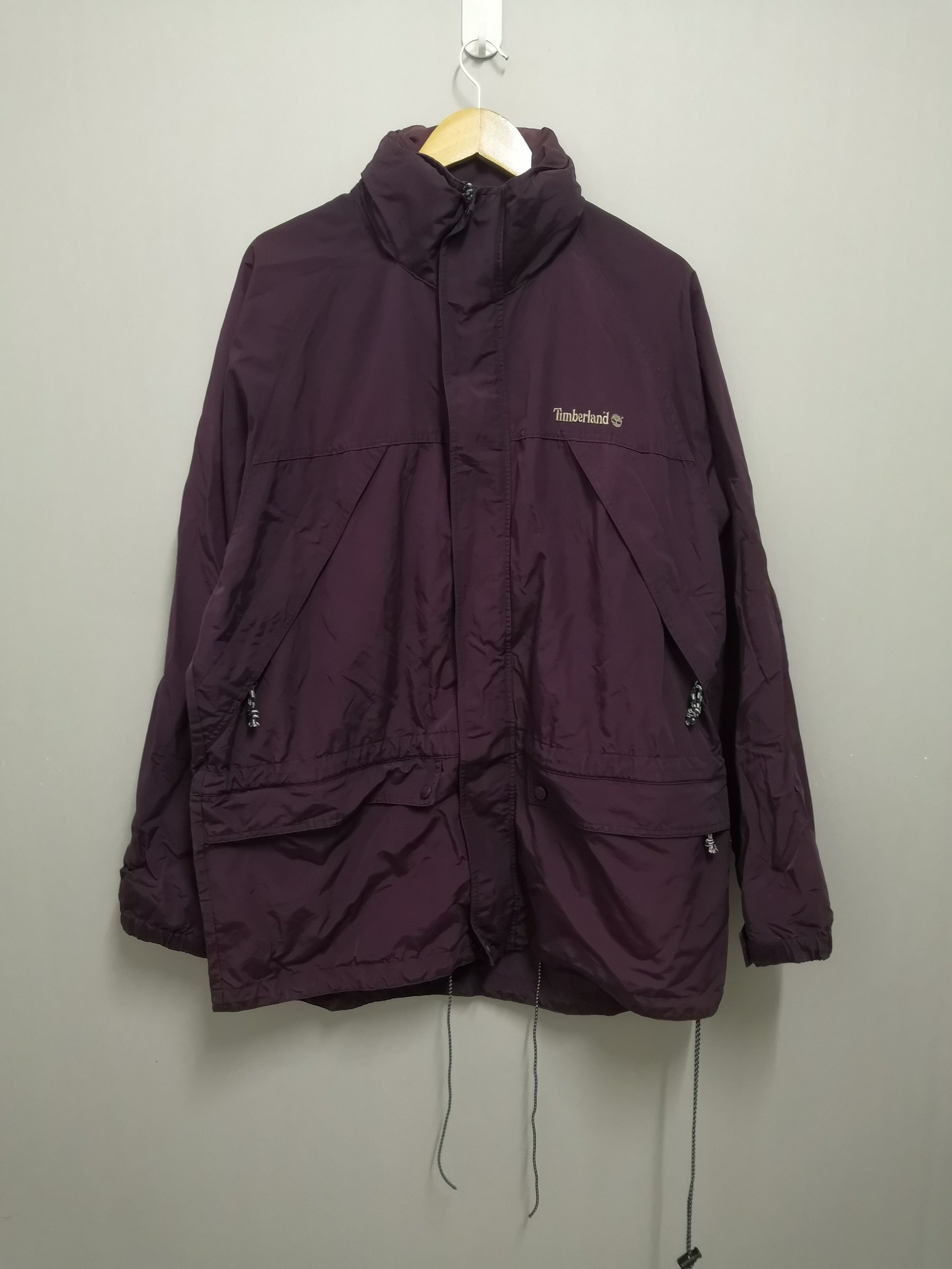 Timberland Timberland Weather Gear Maroon Jacket | Grailed