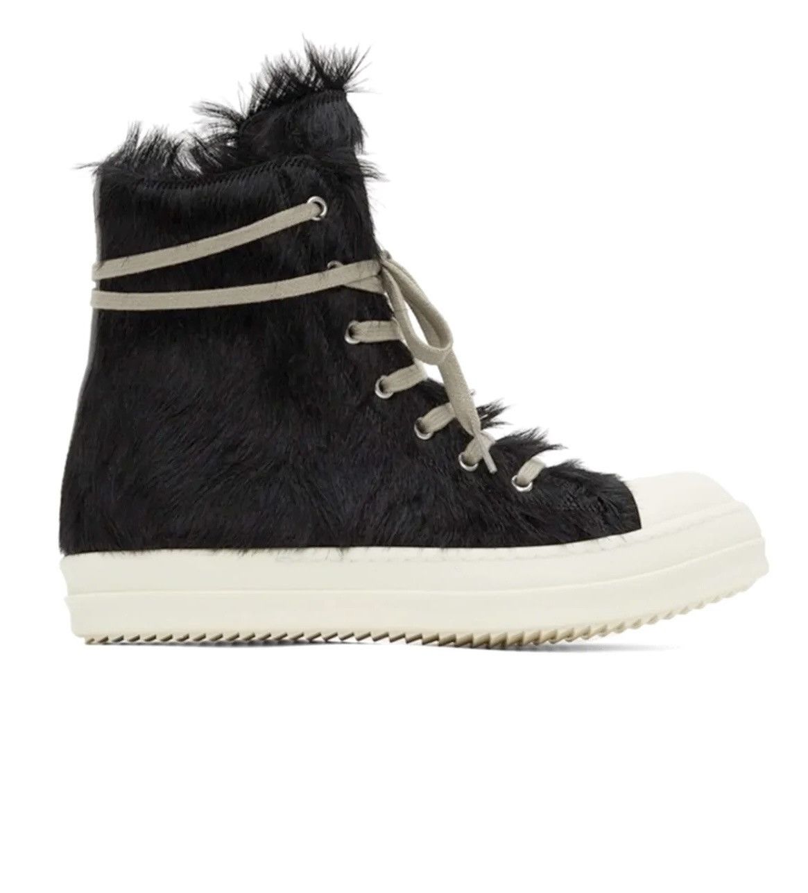 Rick Owens × Rick Owens Drkshdw Rick Owens Pony Hair Ramones | Grailed