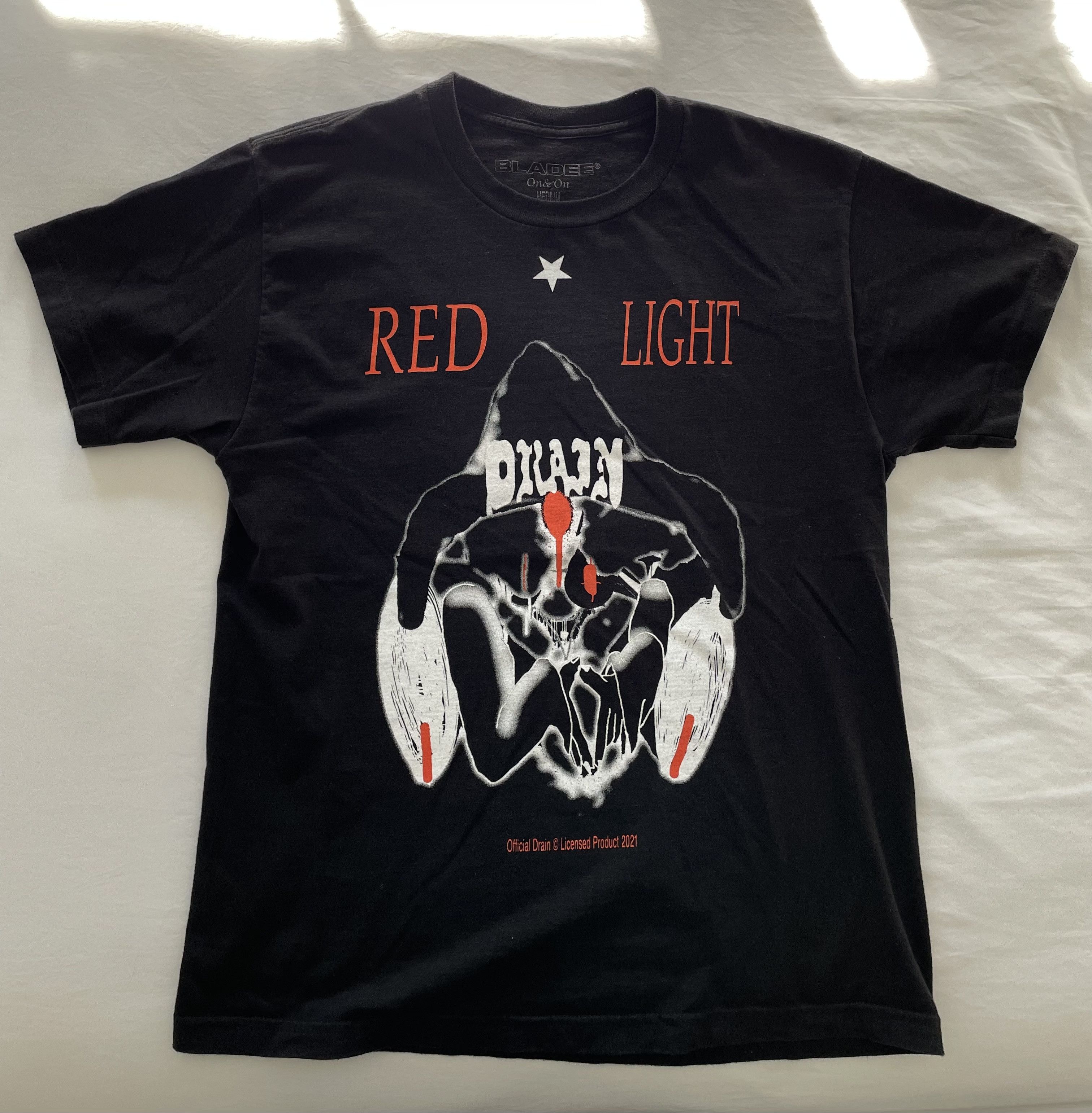 Sad Boys Bladee Red Light T-Shirt | Grailed