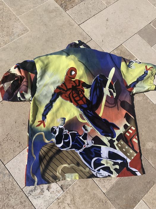 Marvel Comics SpiderMan Button Up Marvel | Grailed