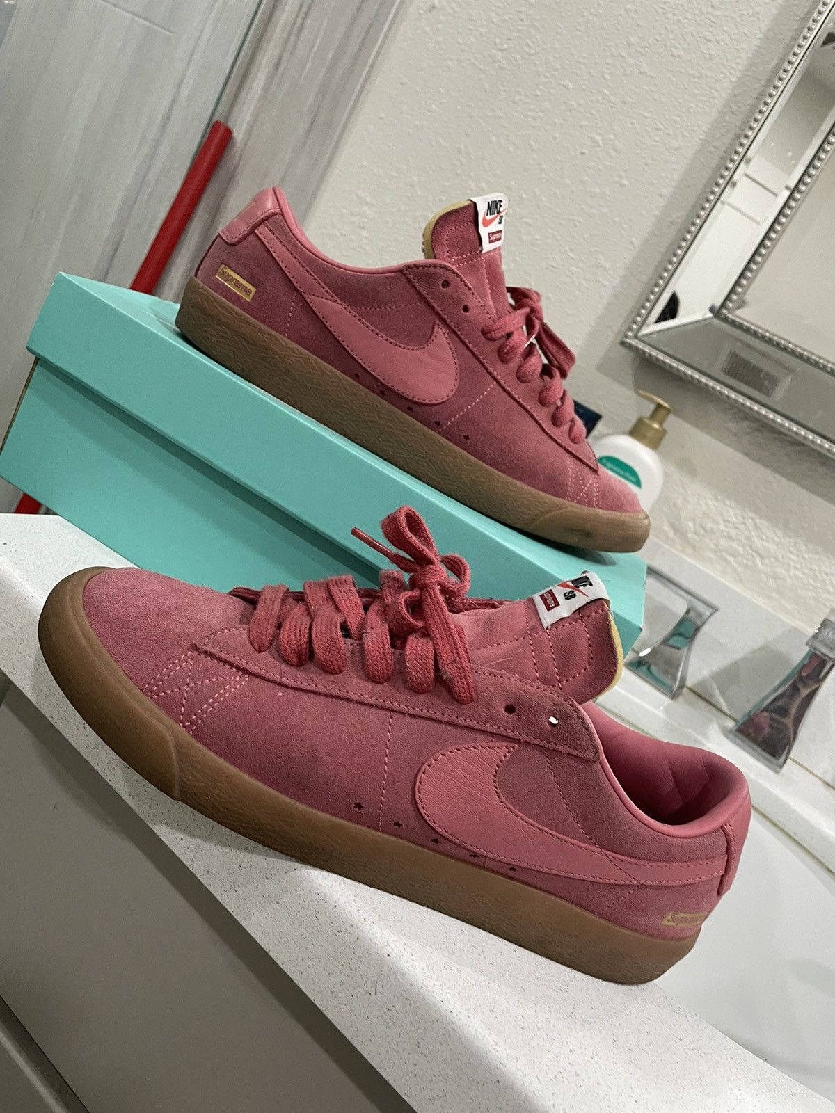 Supreme Nike SB Blazer Low GT Supreme Desert Bloom | Grailed