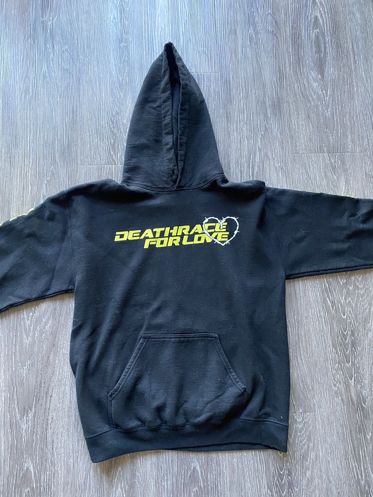 999 Club × Half Evil × Streetwear Juice WRLD Half Evil Hoodie Black ...