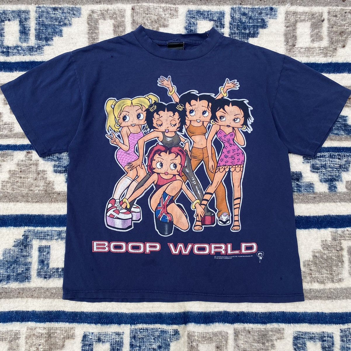 Vintage 1998 Boop World Betty Boop Girl Power T-Shirt | Grailed