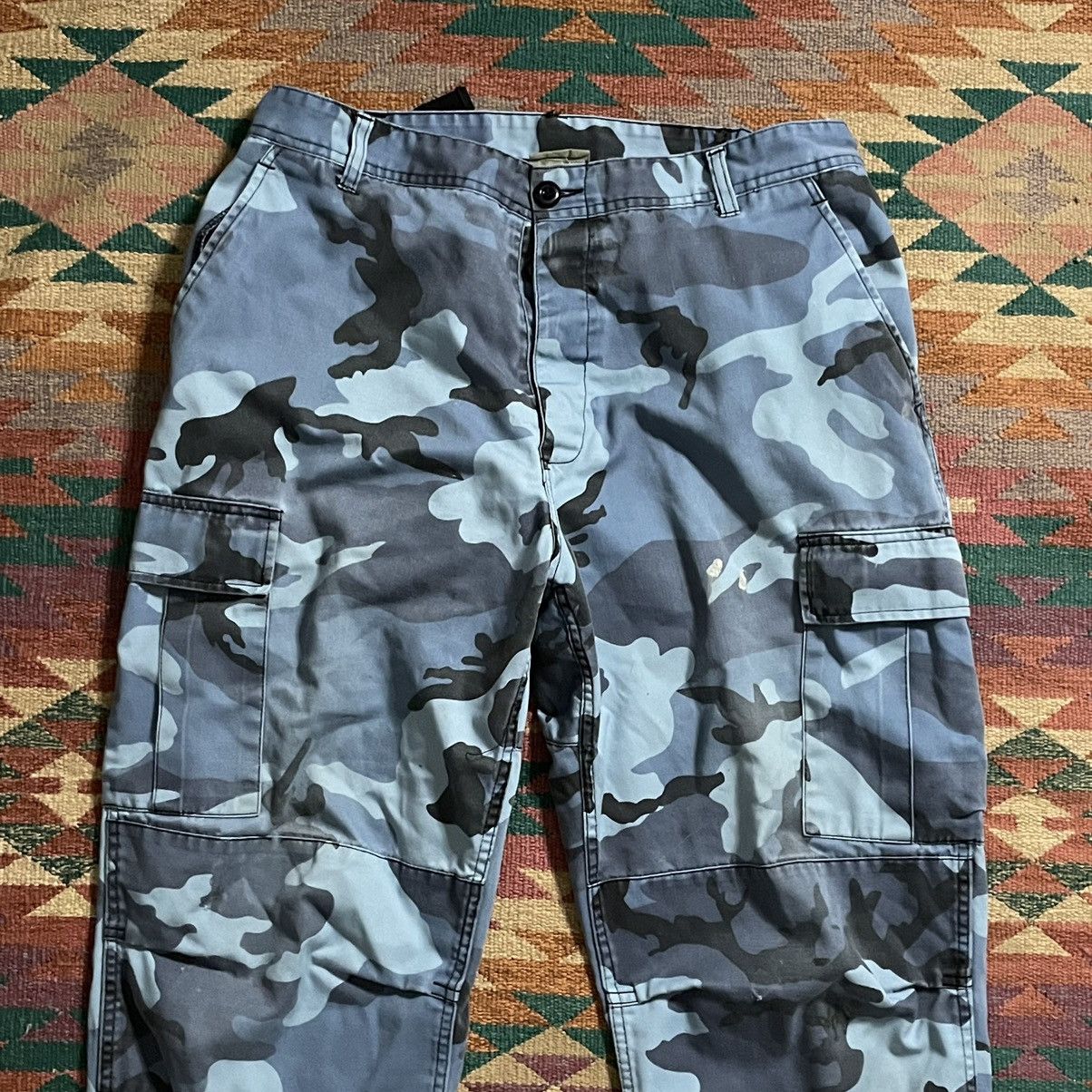 Vintage Blue Camo Military Tactical Pants 1990s | Grailed
