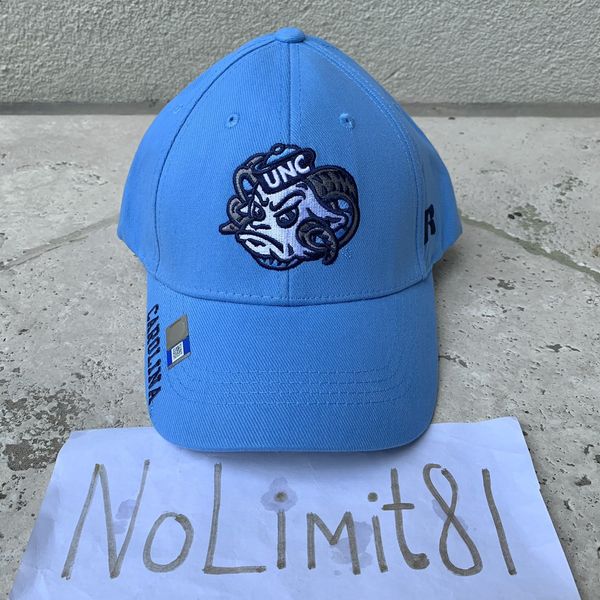 Hype New UNC North Carolina Tarheels Ram Logo Blue Adjustable Hat | Grailed