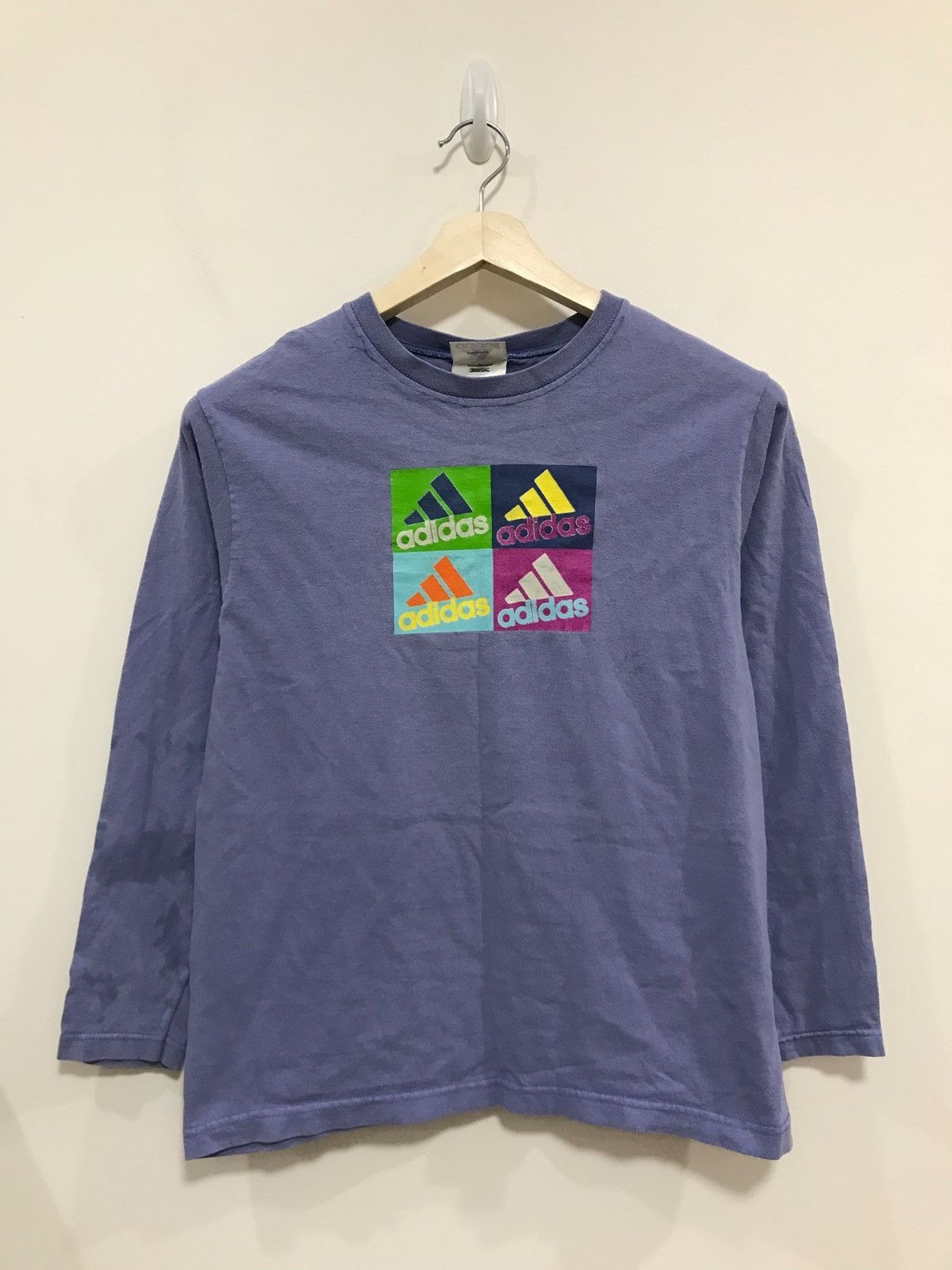 Adidas Vintage 90s Adidas Logo Pop Art Tee , Art Culture Logo | Grailed