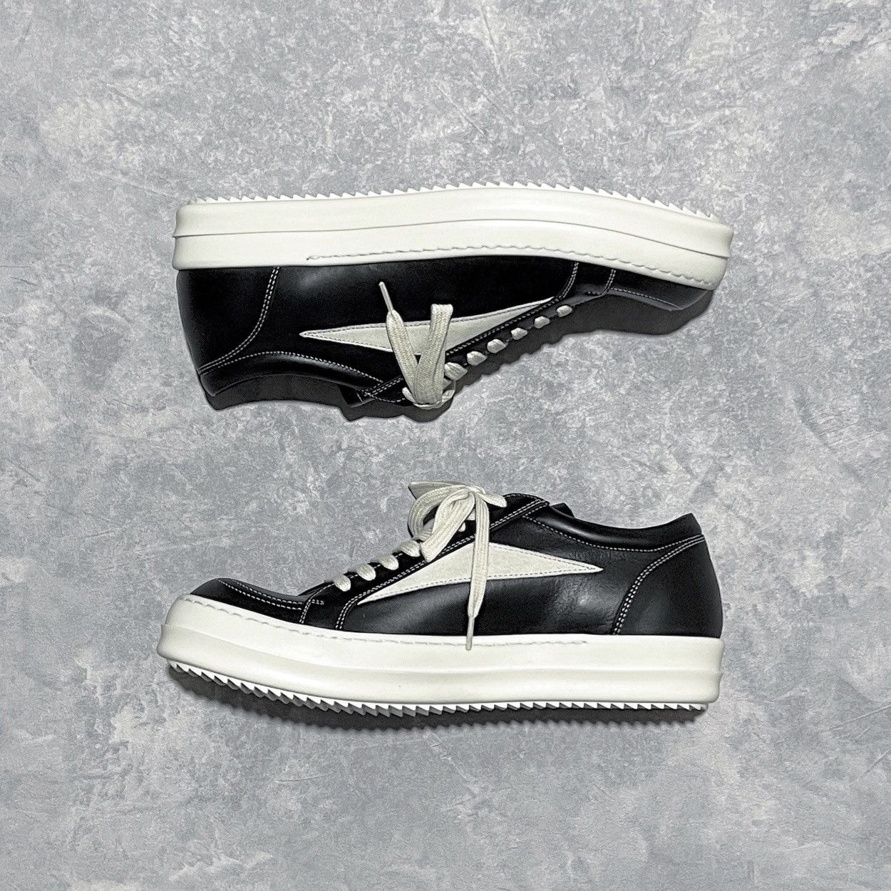 Rick Owens RICK OWENS STROBE VINTAGE "VANS" SNEAKERS 43 | Grailed