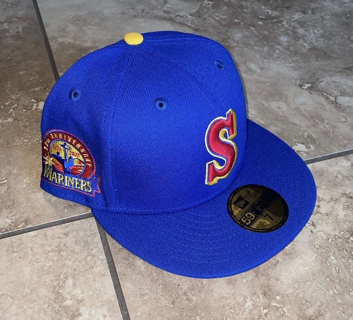 New Era Seattle Mariners Superman Exclusive New Era Fitted Hat 7 1/4 ...