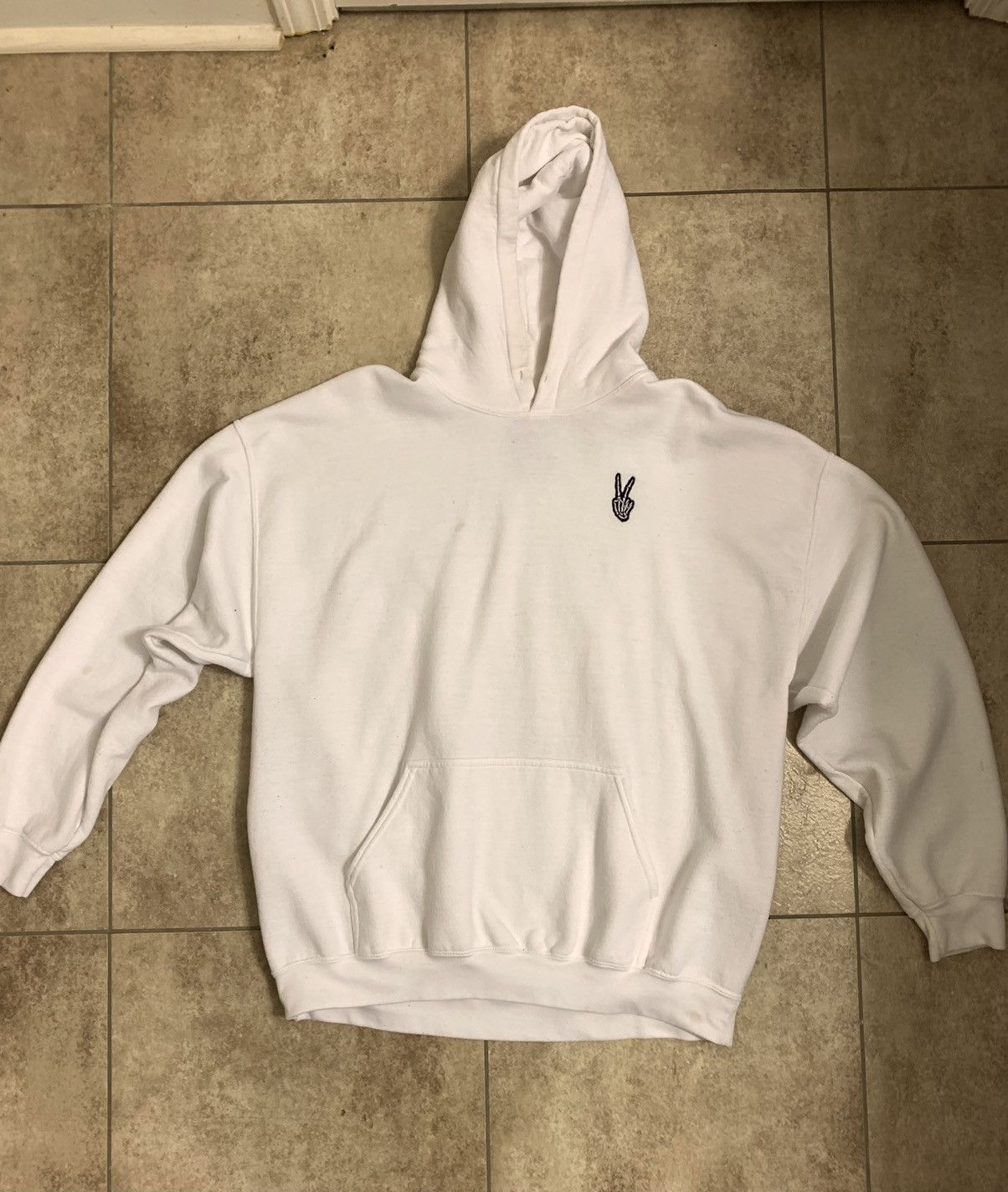 Vintage White Riot Society Hoodie | Grailed Vintage White Riot Society Hoodie | Grailed