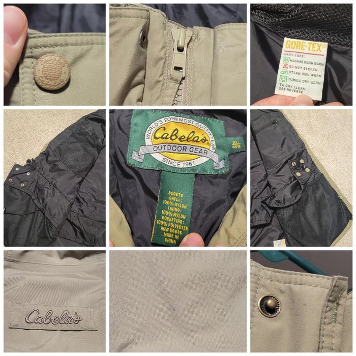 Vintage Vintage 90s Cabela's GORE-TEX Multi Pocket Utility Jacket | Grailed