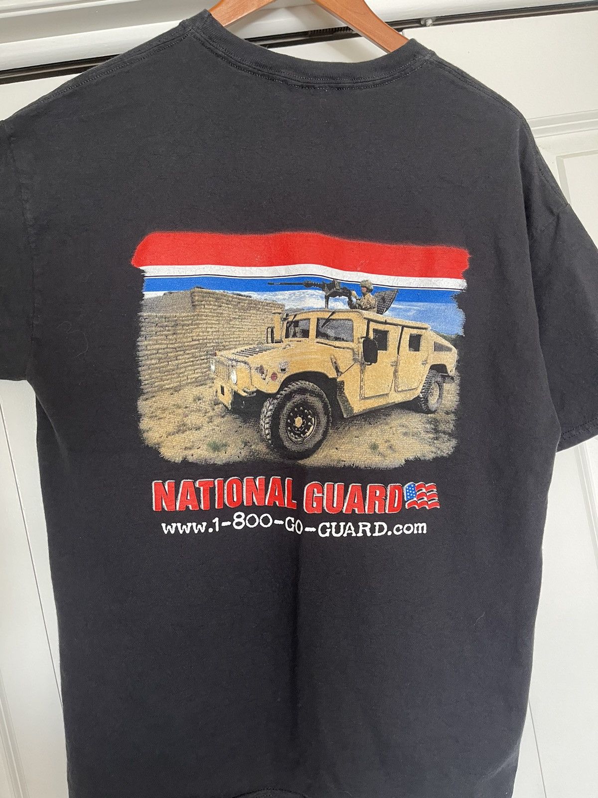 Vintage National Guard humvee t shirt | Grailed