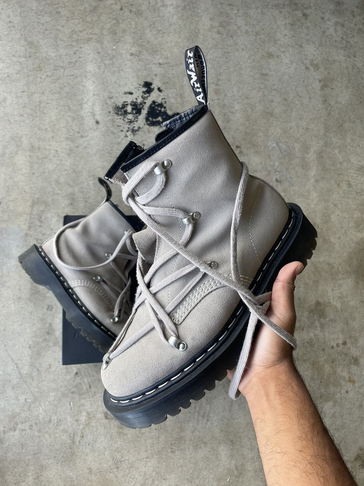 Rick Owens Rick Owen Doc Marten 1460 Bex Boot | Grailed