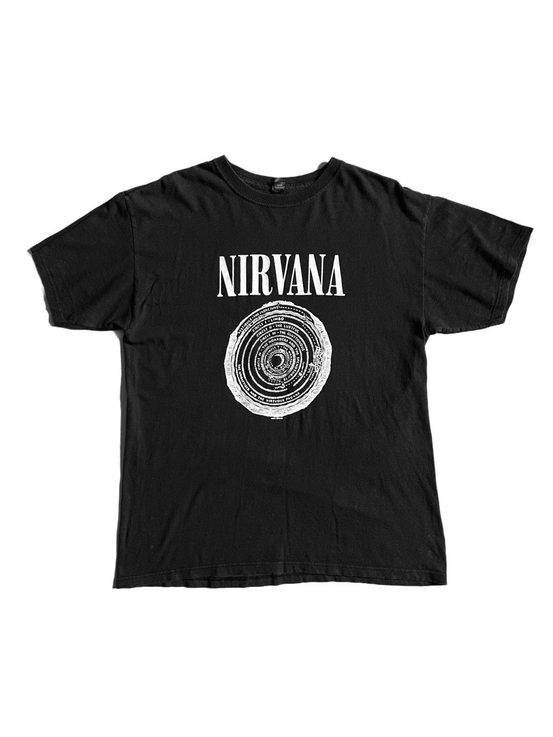 Kurt Cobain × Nirvana × Vintage Vintage 2003 Nirvana Vestibule Circle T-shirt | Grailed