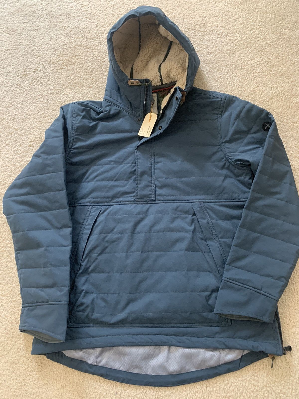 Relwen Channel Anorak in Steel Blue (Camo Interior) | Grailed