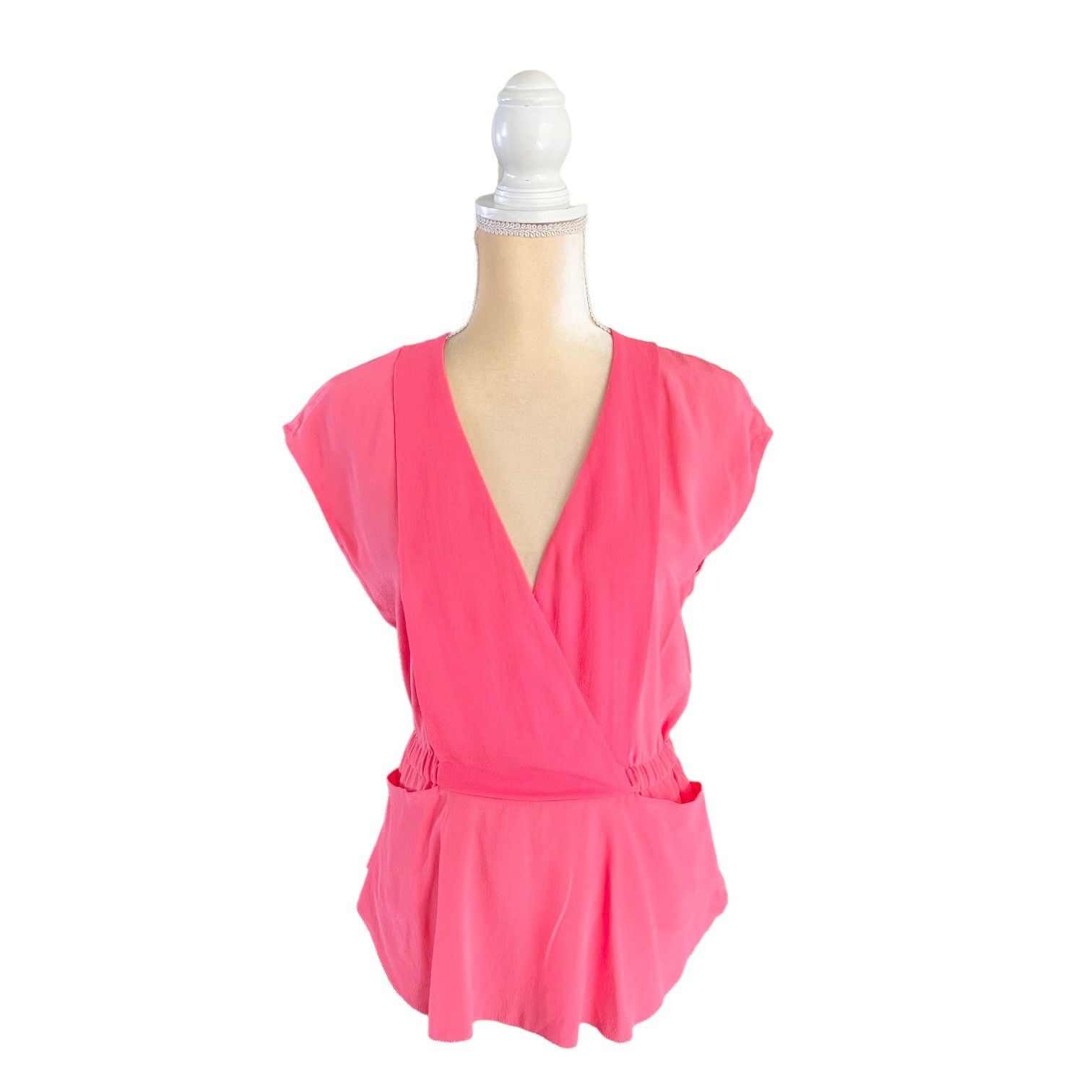 Aritzia Aritzia Wilfred Pink Silk Tank Top | Grailed