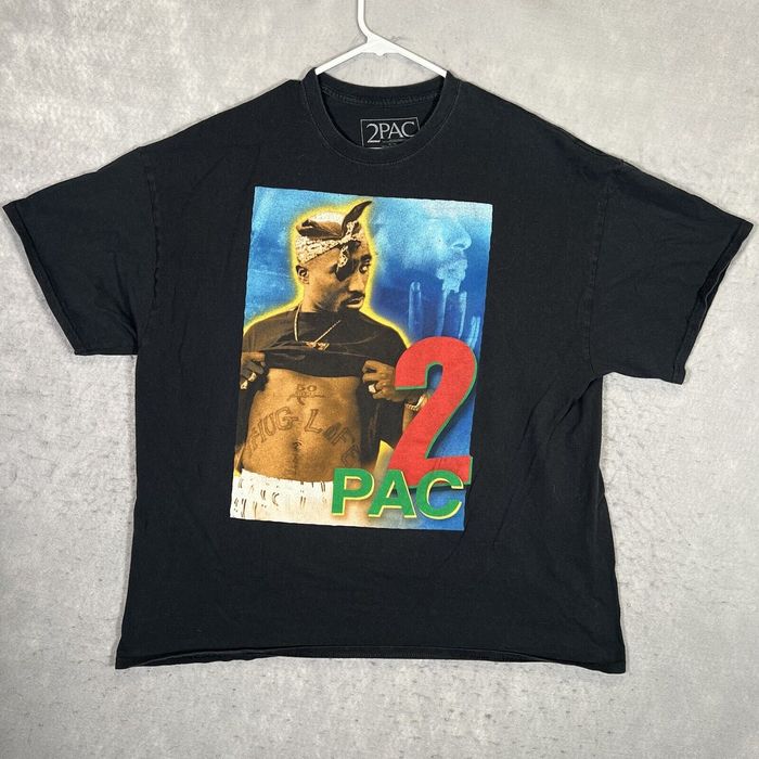 Alife A1 2 Pac Thug Life Rap Tee Shirt Adult 2XL XXL Black Rapper Mens ...