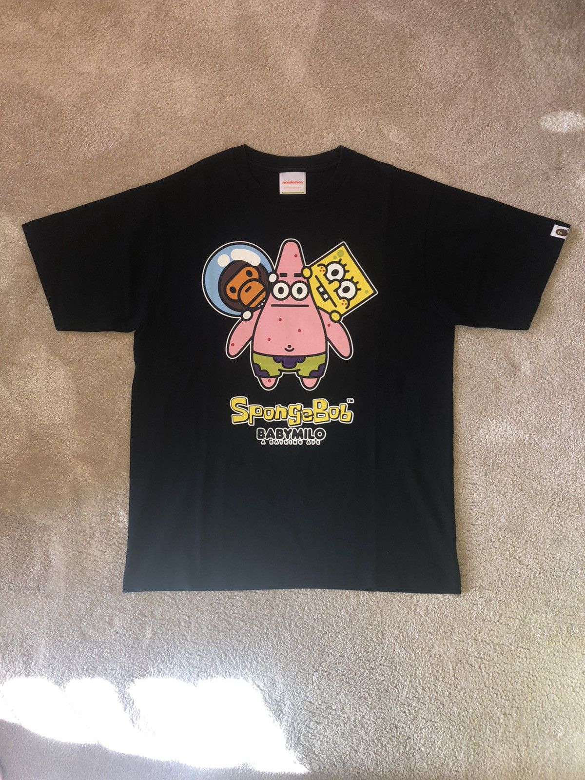 Bape Bape x Spongebob Baby Milo Tee | Grailed