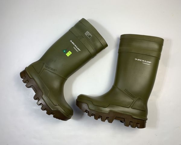 Red Wing Dunlop Heavy Duty Purofit Platformed Rubber Work Boots | Grailed