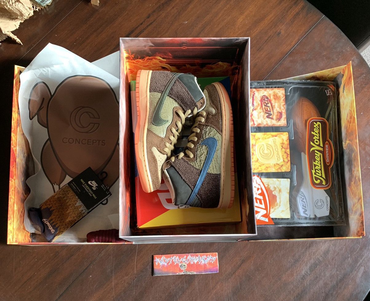 CNCPTS × Nike Nike x Concepts SB Dunk High Pro Turdunken SPECIAL BOX ...