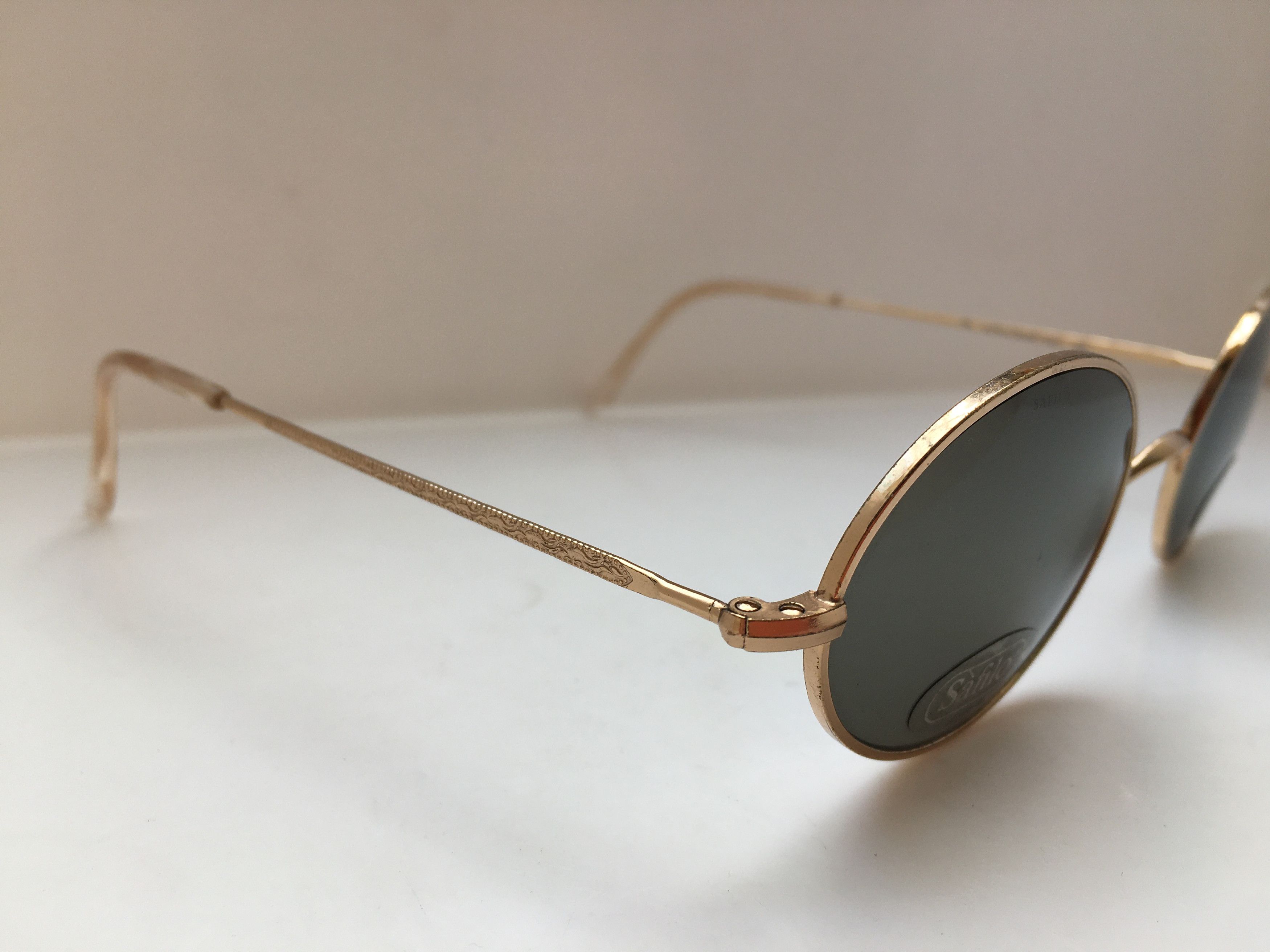 Safilo Vintage Safilo Team 7758/s Gold Oval Sunglasses Frame Italy ...
