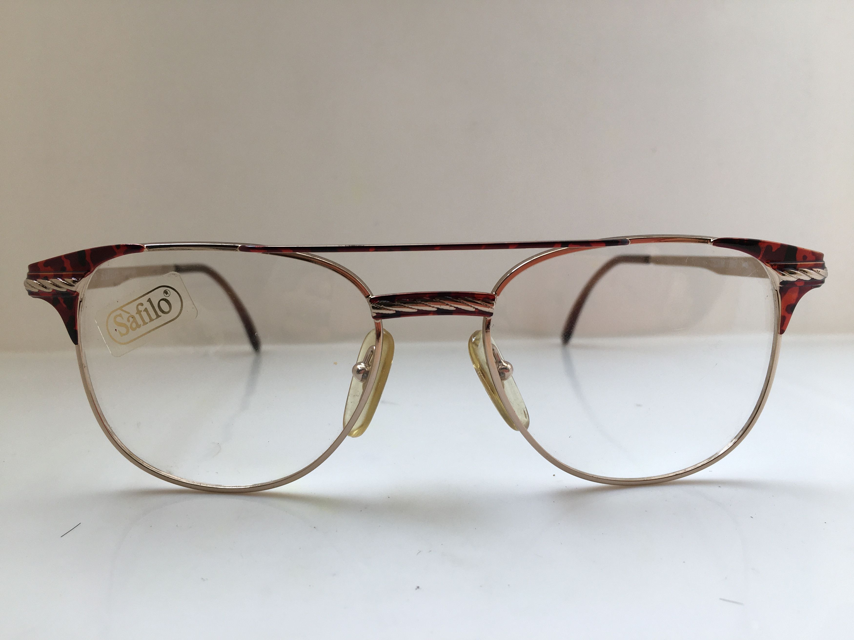Safilo Vintage Safilo Team 7705 Gold Eyeglasses Frame Italy | Grailed