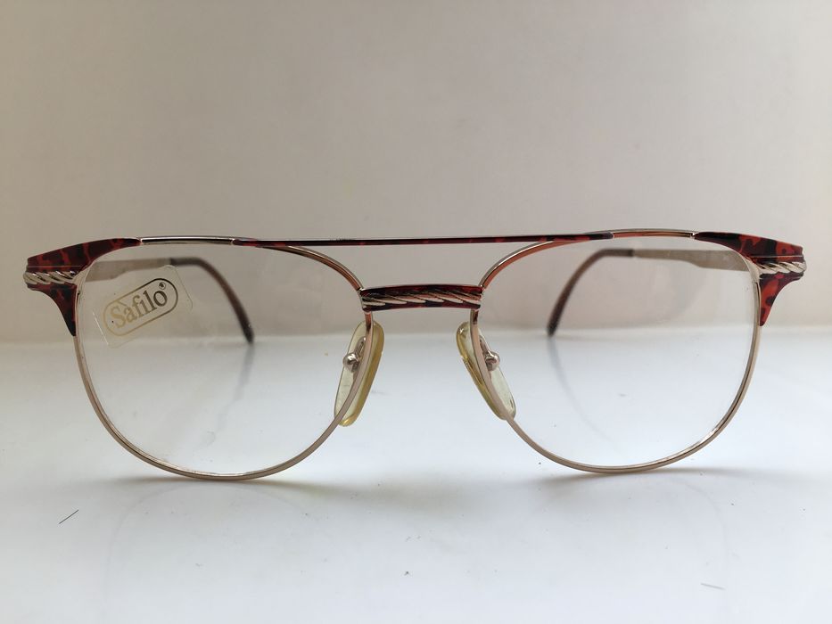 Safilo Vintage Safilo Team 7705 Gold Eyeglasses Frame Italy | Grailed