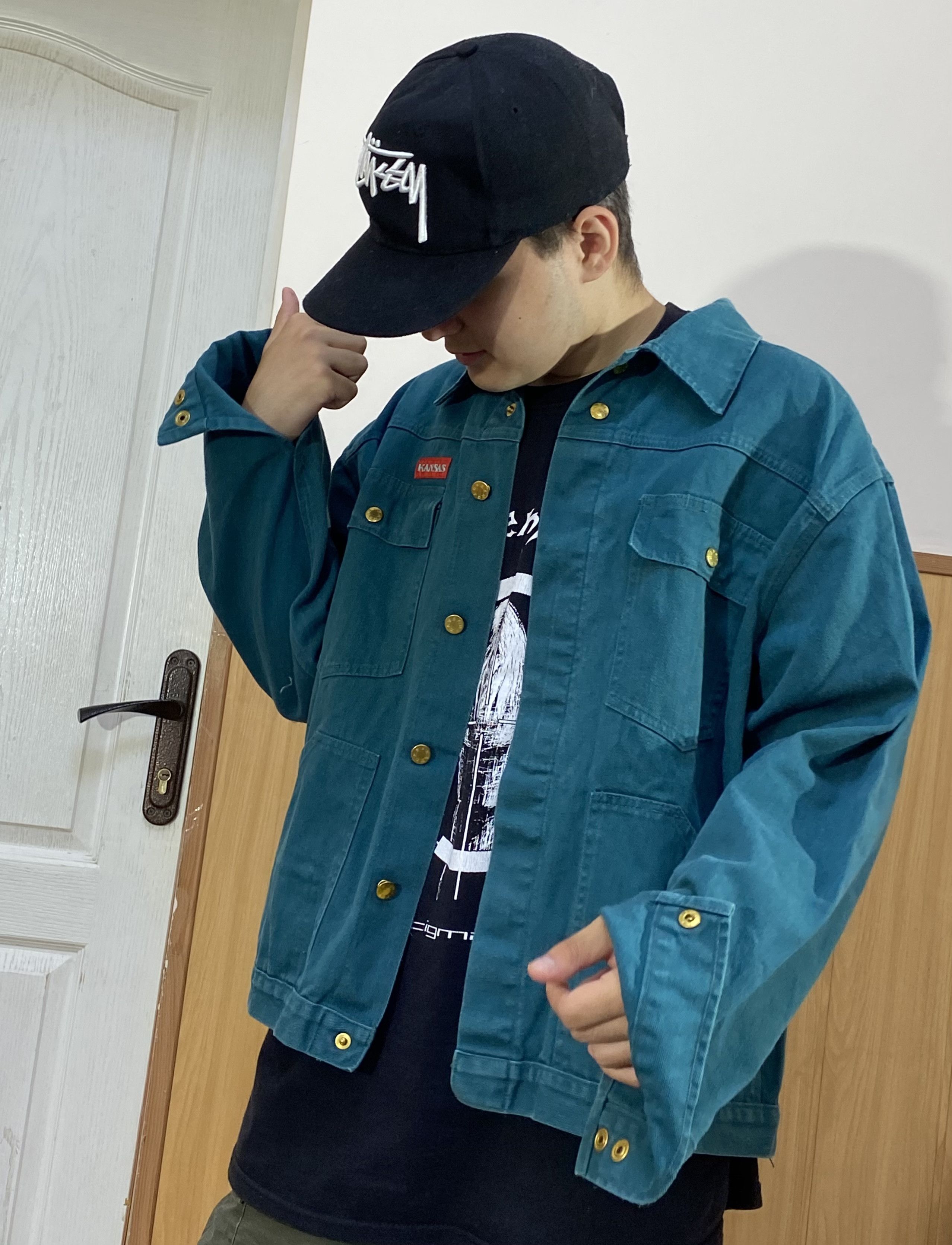 Vintage Vintage KANSAS Work Jacket Distressed Worker style | Grailed