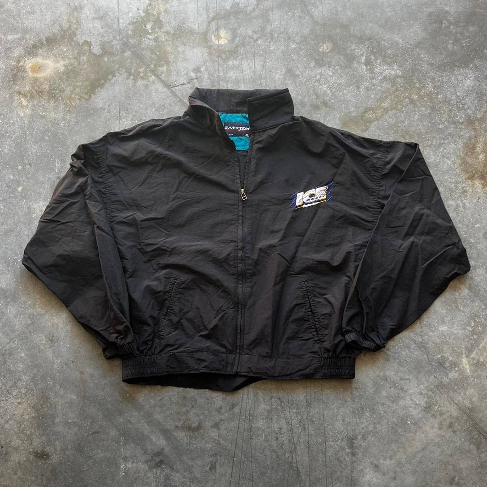 Vintage Vintage Budweiser Ice Alcohol Swingster Zip Up Jacket | Grailed