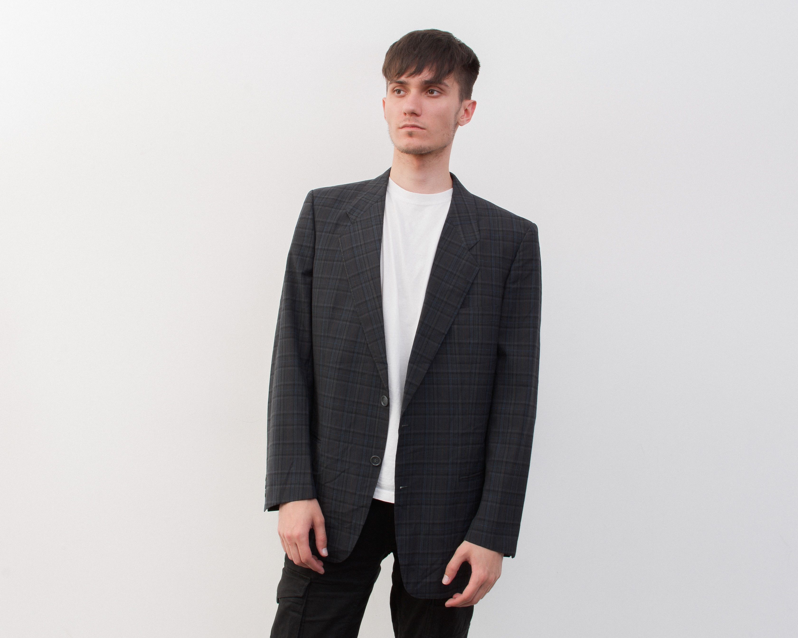 Hugo Boss × Vintage HUGO BOSS UK 40 US Jacket Coat EU 50 Plaid check ...