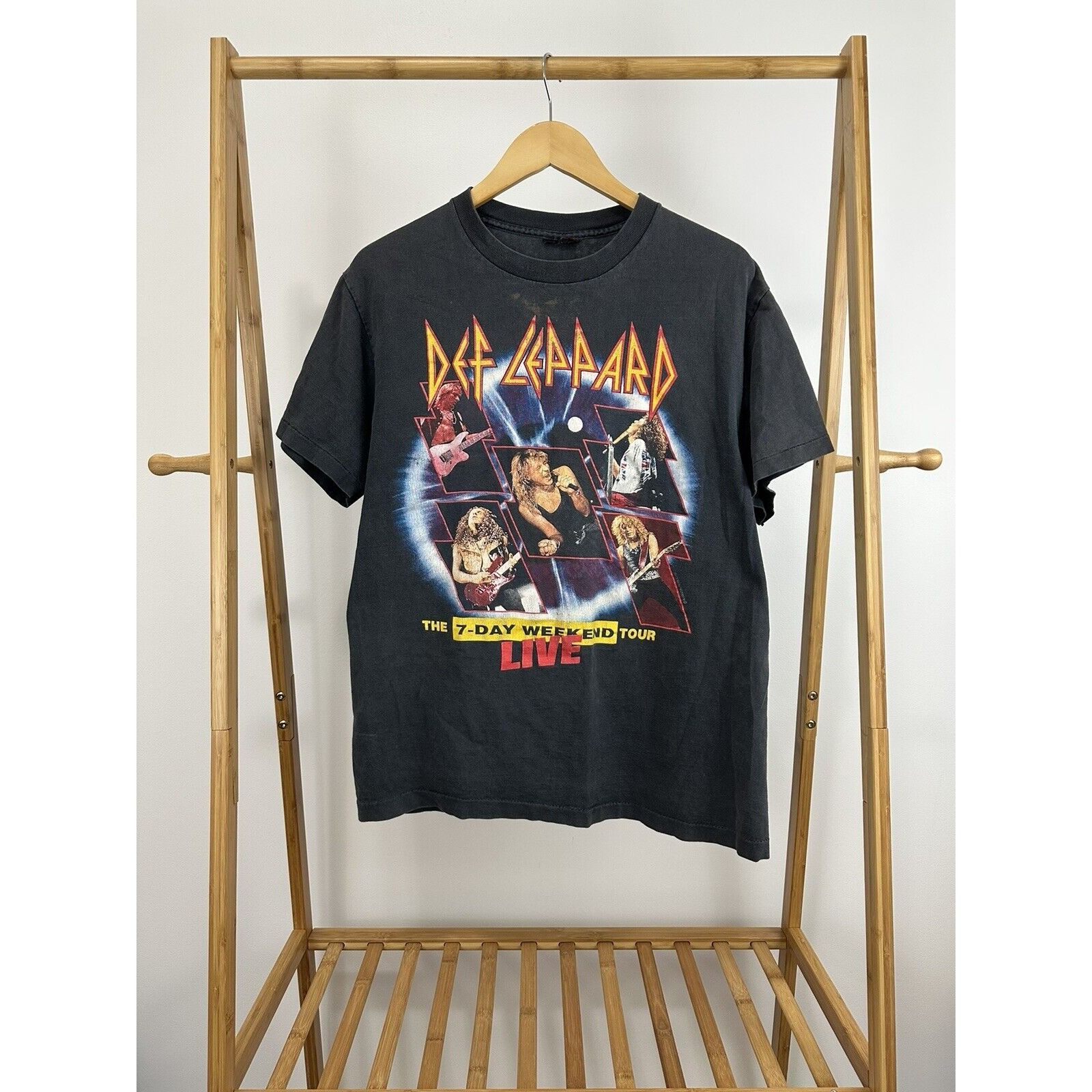 Vintage VTG Def Leppard 1992 The 7 Day Weekend Band T-Shirt L | Grailed