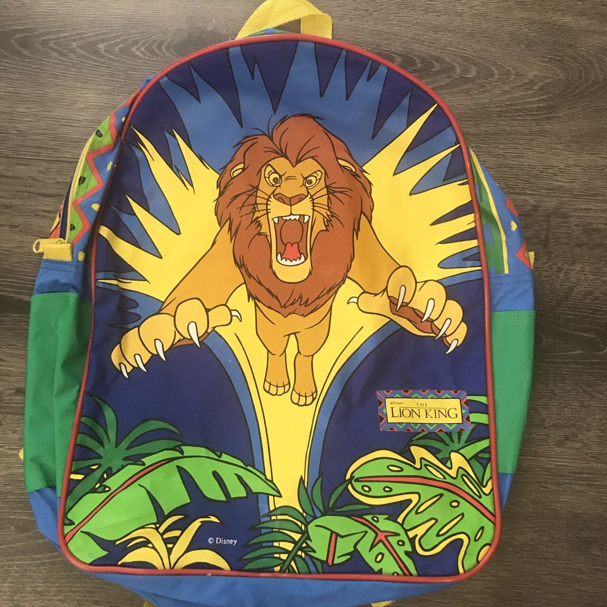 Vintage Vintage Disney Lion King Adult Simba Backpack! | Grailed