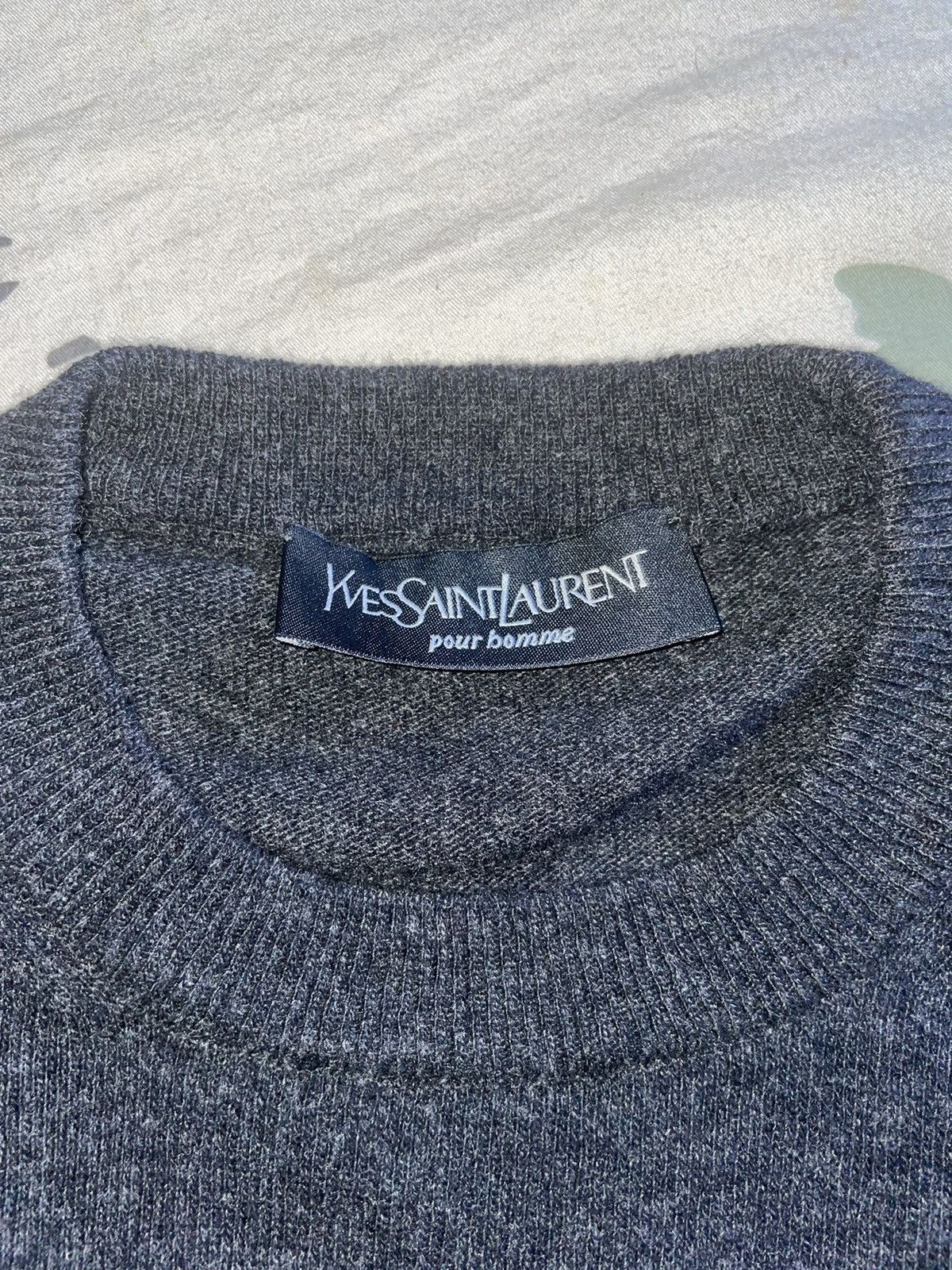 Ysl Pour Homme × Yves Saint Laurent YSL Pour Homme sweater knitwear ...