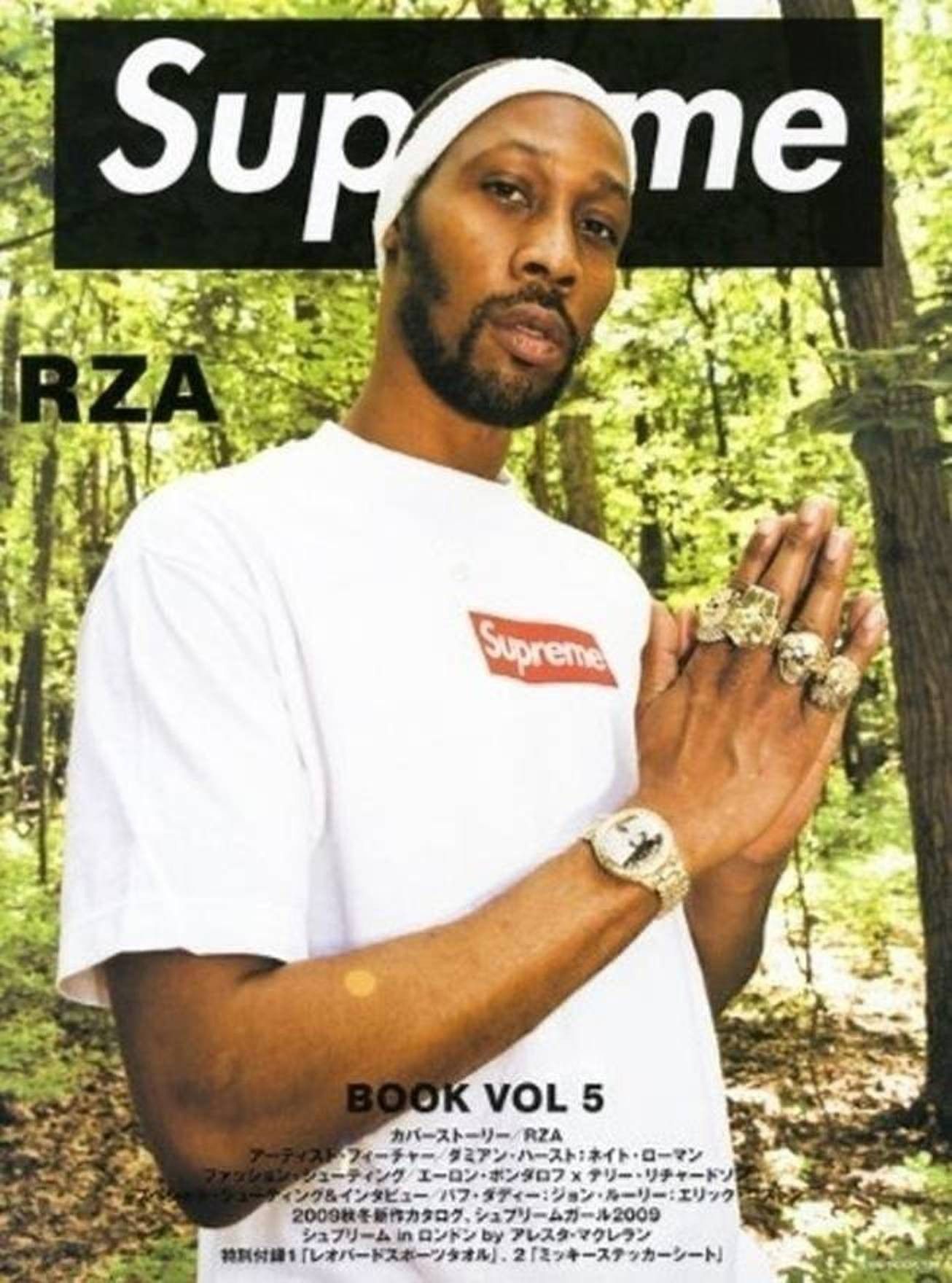 Supreme SUPREME BOOK VOL. 5 Rza Magazine Wu-Tang Clan Stickers ODB ...