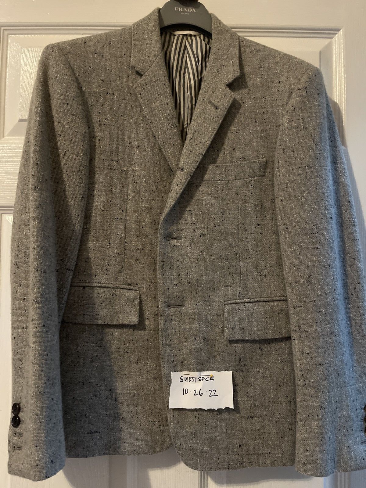Thom Browne Almost NEW Thom Browne Harris Tweed blazer | Grailed