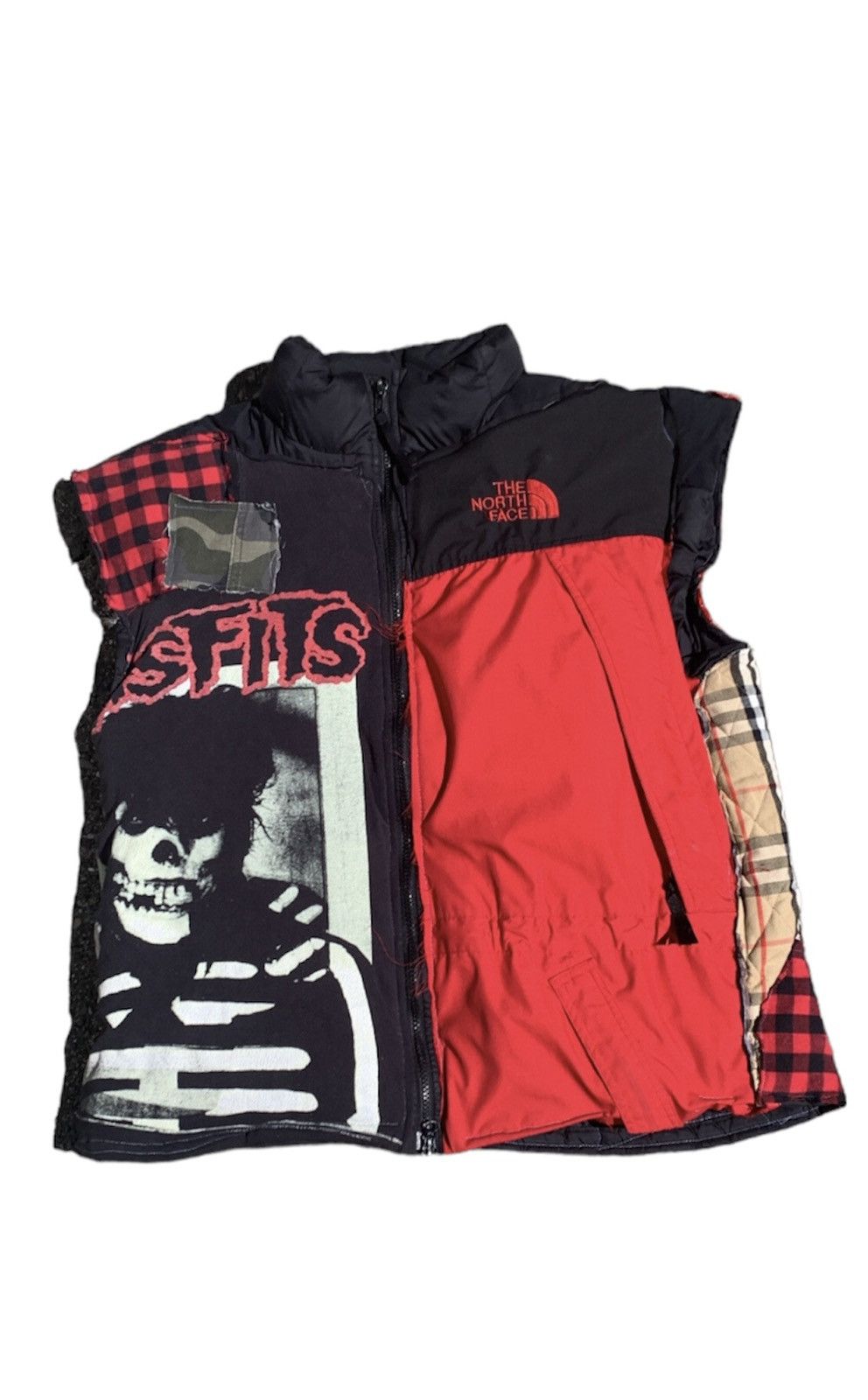 Custom DESTROYED PEOPLES DECONSTRUCTED PUFFER VEST | Grailed