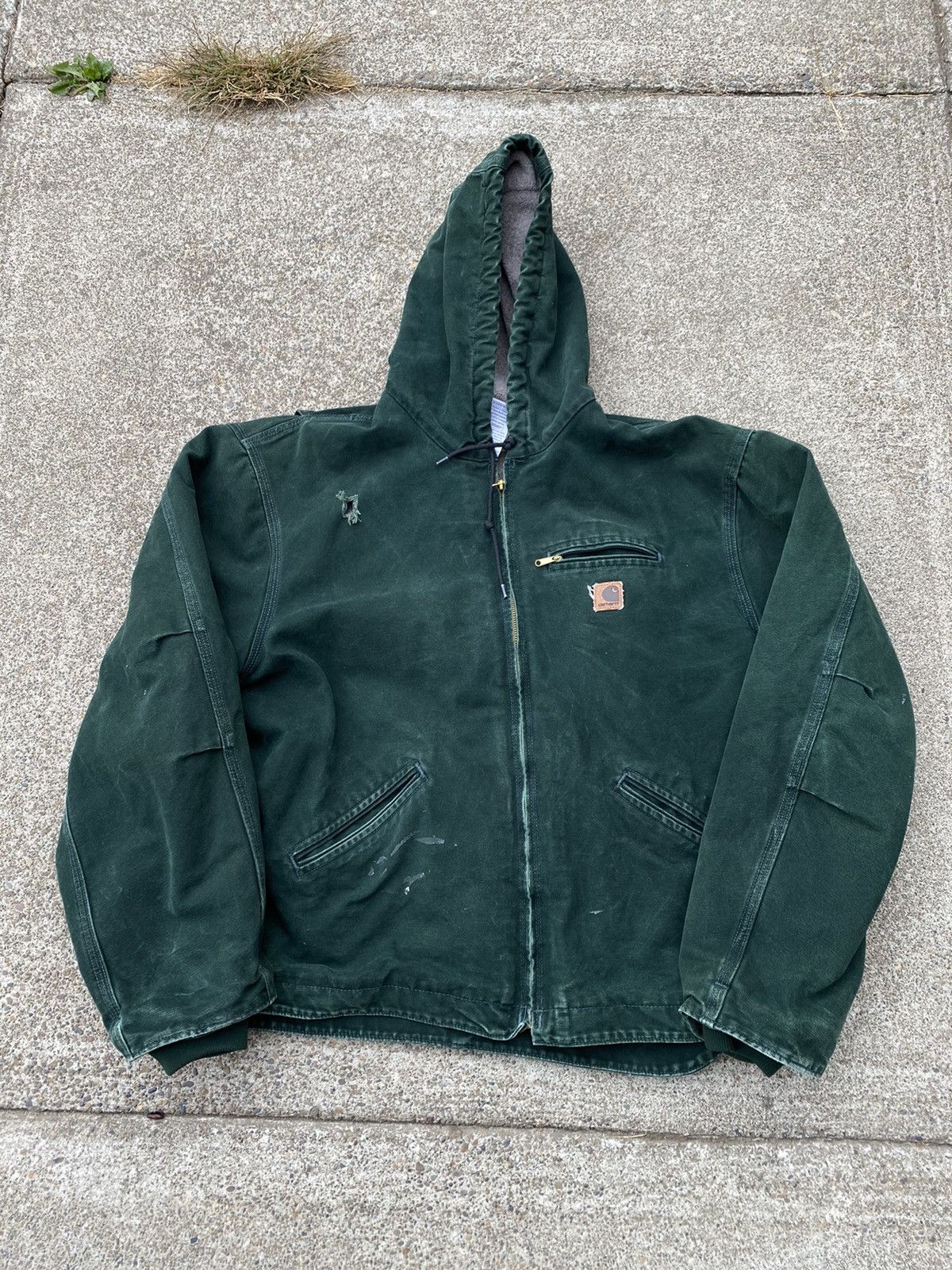 Carhartt × Made In Usa × Vintage Carhartt Pine Green Jacket | Grailed