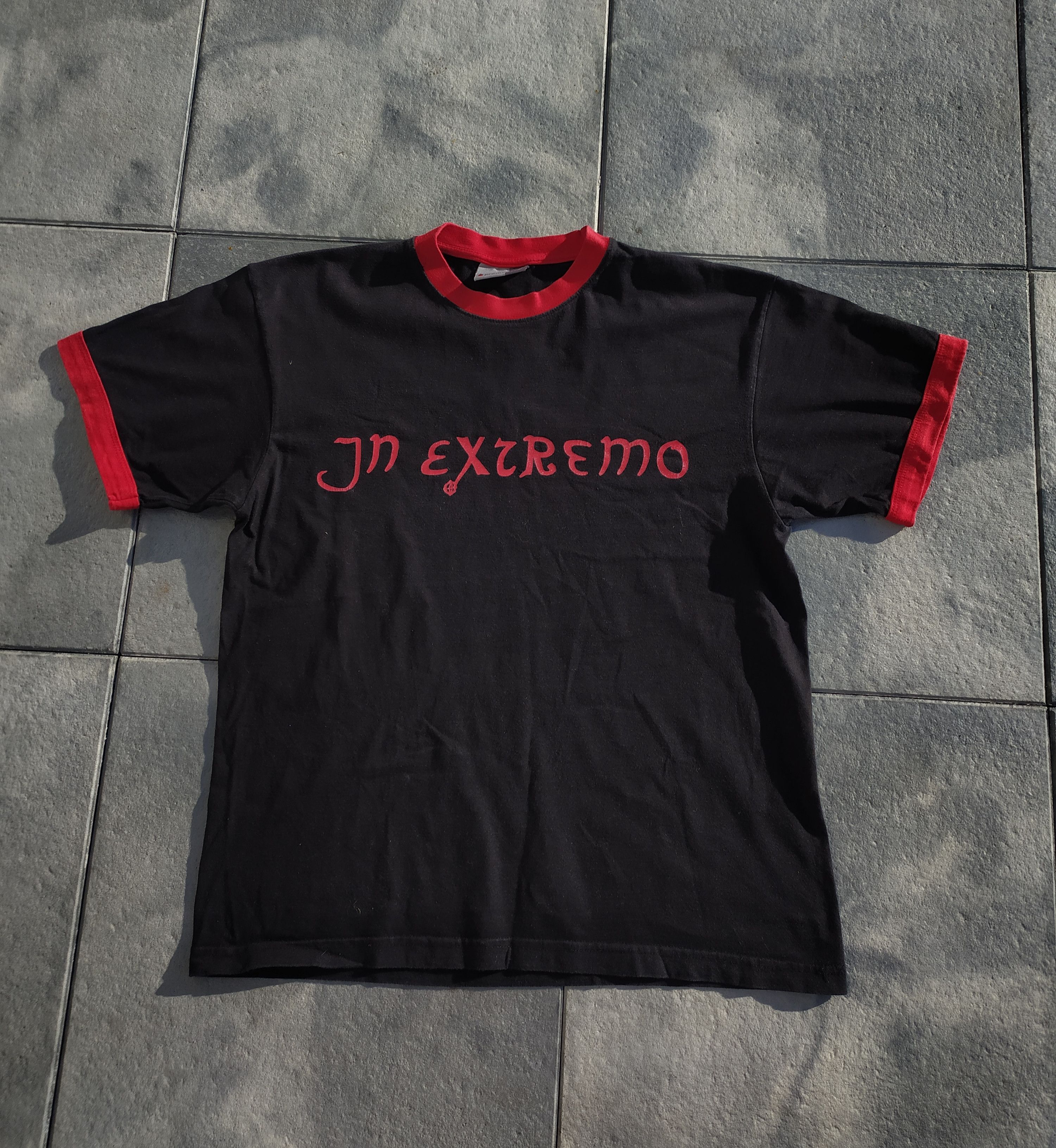 Vintage Vintage In Extremo skull t-shirt with cap | Grailed