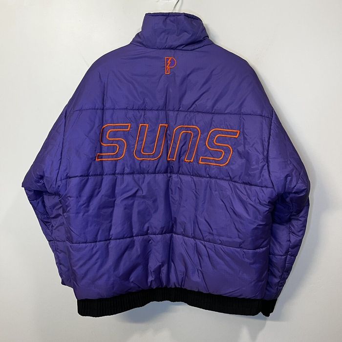 Vintage Pro Player Reversible NBA Phoenix Suns Puffer Bomber Jacket ...