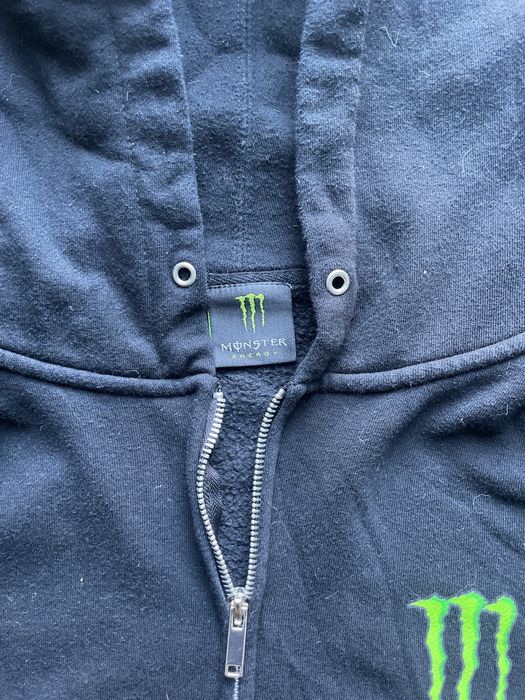 Vintage MONSTER energy zip up hoodie | Grailed