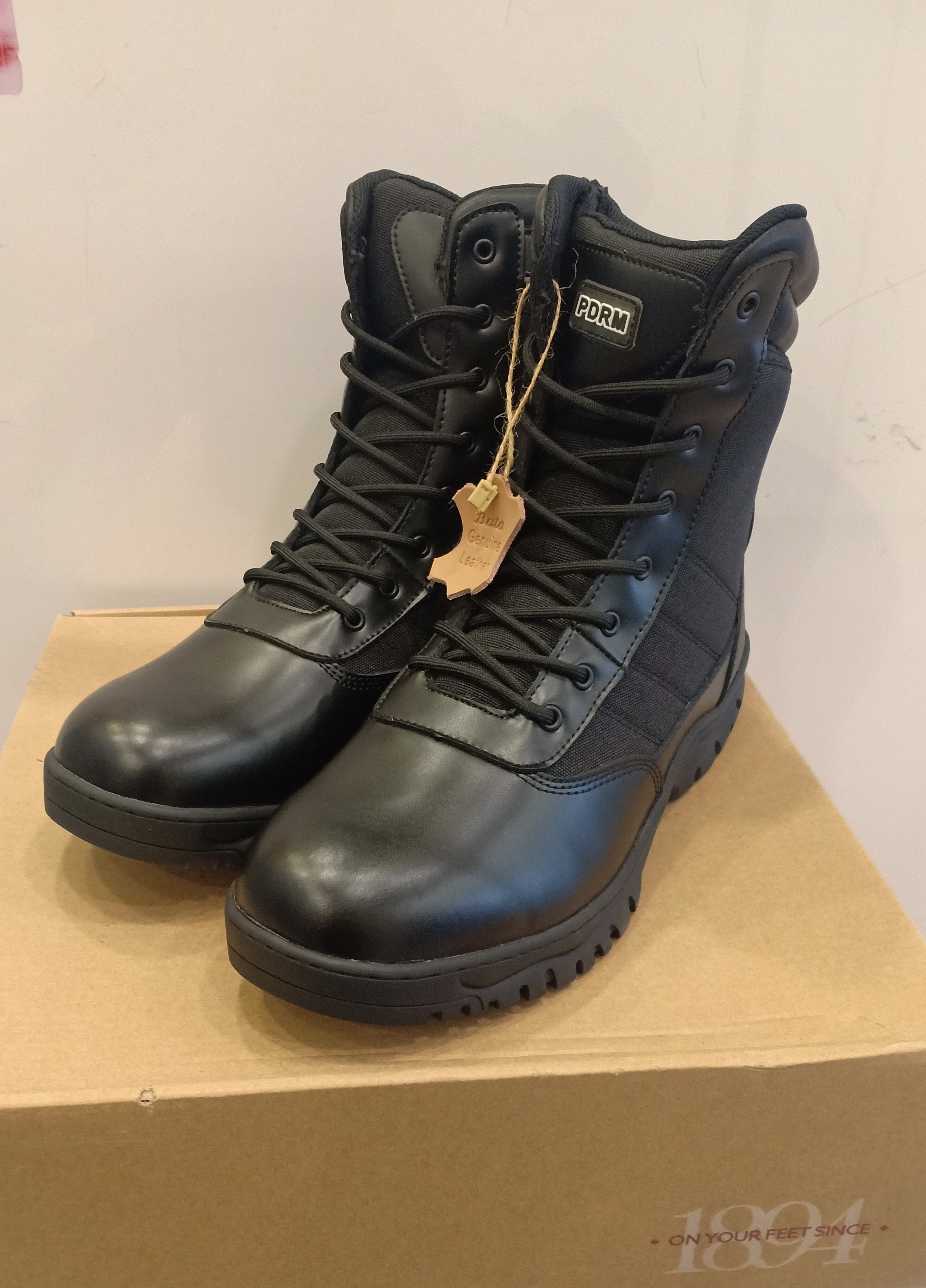 Bata × Military × Police Limited Leather Boots Police Diraja Malaysia ...