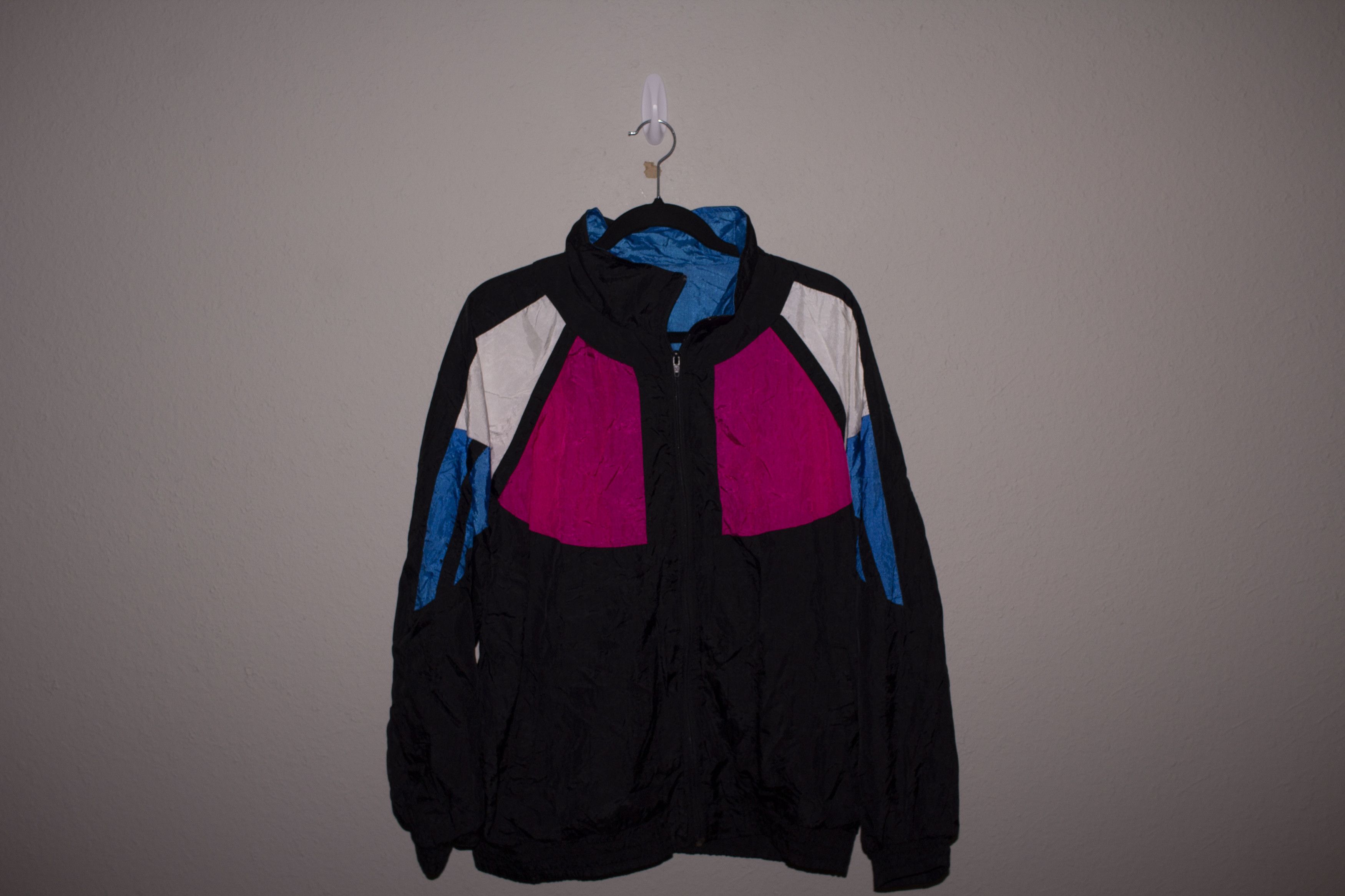 Vintage 80s/90s Retro Neon Polyester Vaporwave Jacket | Grailed