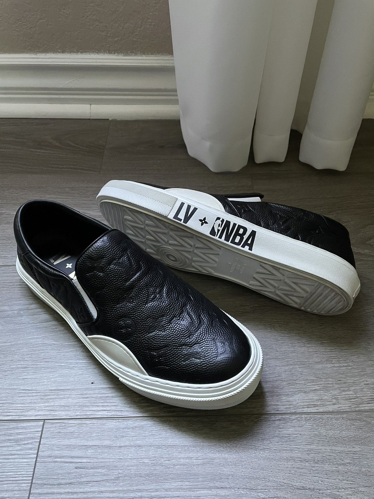 Louis Vuitton Louis Vuitton NBA Ollie Monogram Slip On Trainer Sneaker ...