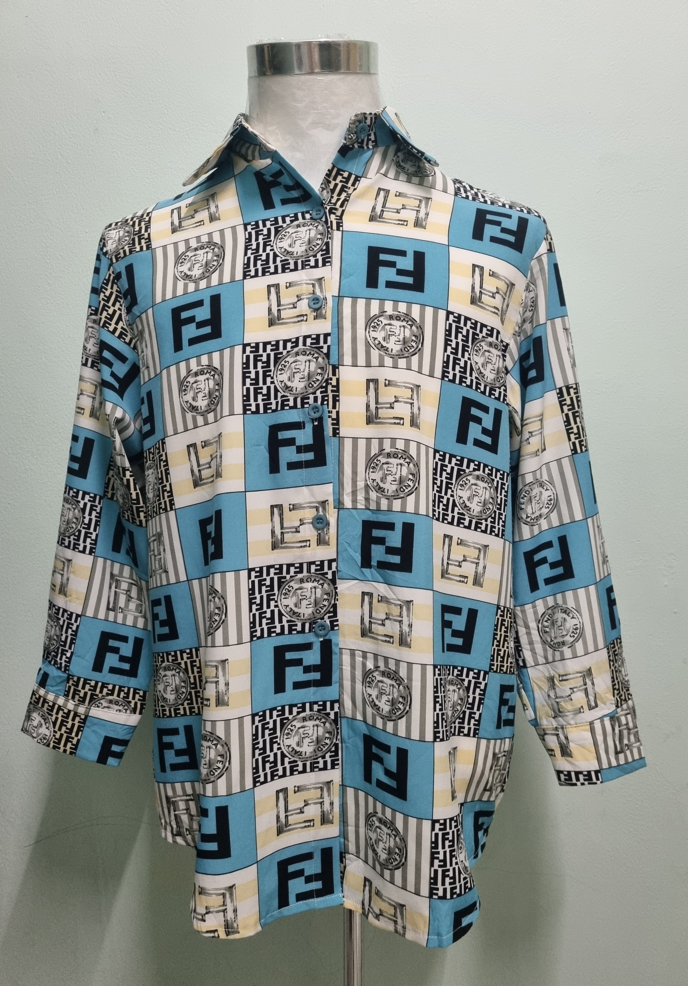 Fendi × Rare × Vintage Vintage Fendi All Over Printer Shirt | Grailed