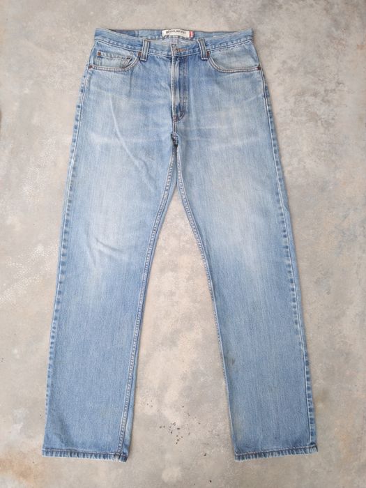 Vintage Vintage Levi's Jeans 505 Regular Light Wash Distressed Denim | Grailed