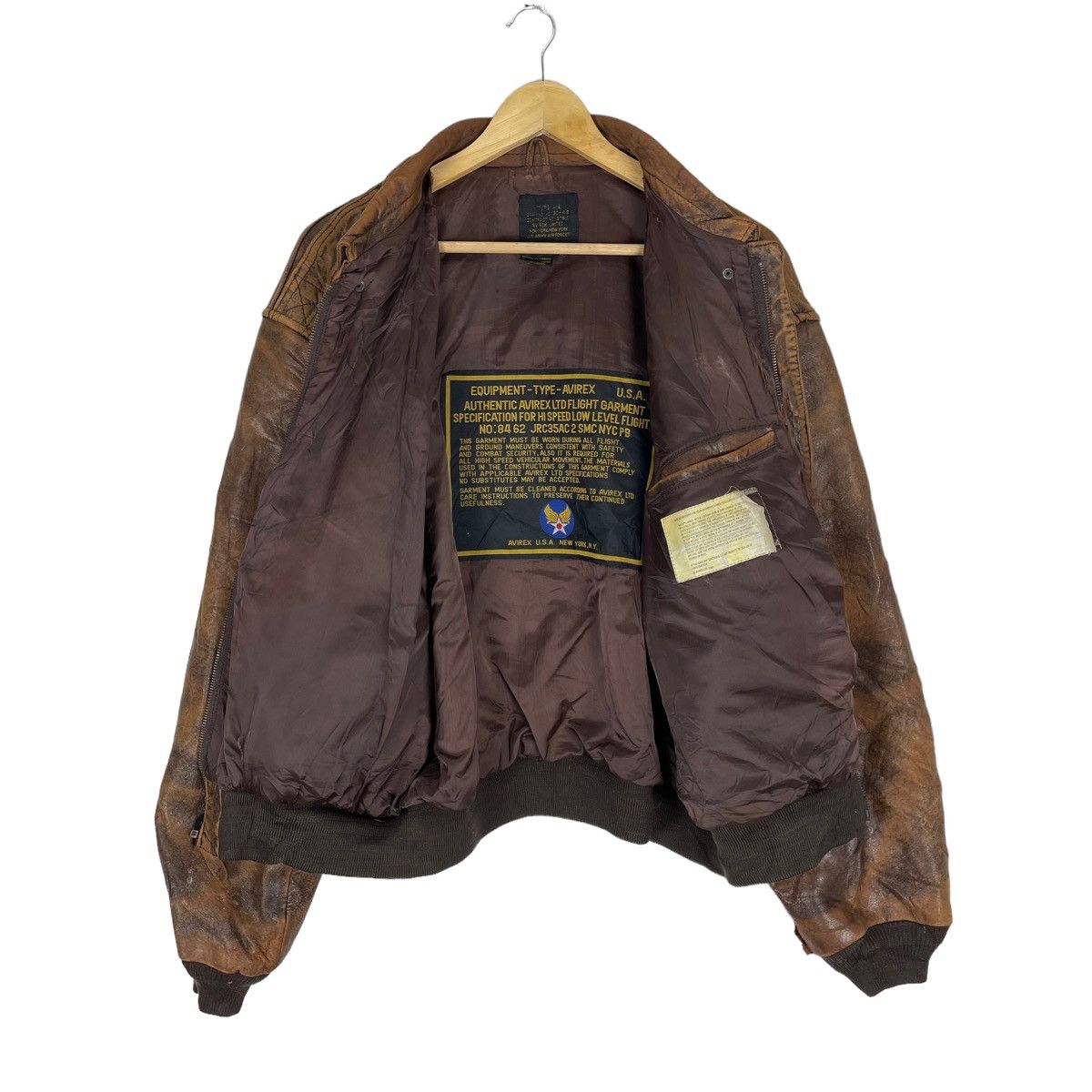 A2 Flyers Leather × Avirex × Vintage ️AVIREX LIMITED TYPE A2 GENUINE LEATHER JACKET | Grailed