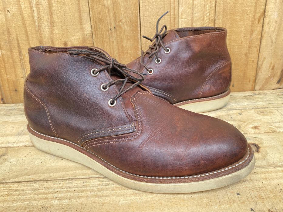 Red Wing RED WING 3141 Heritage Briar Oil Slick Leather Work Chukka ...