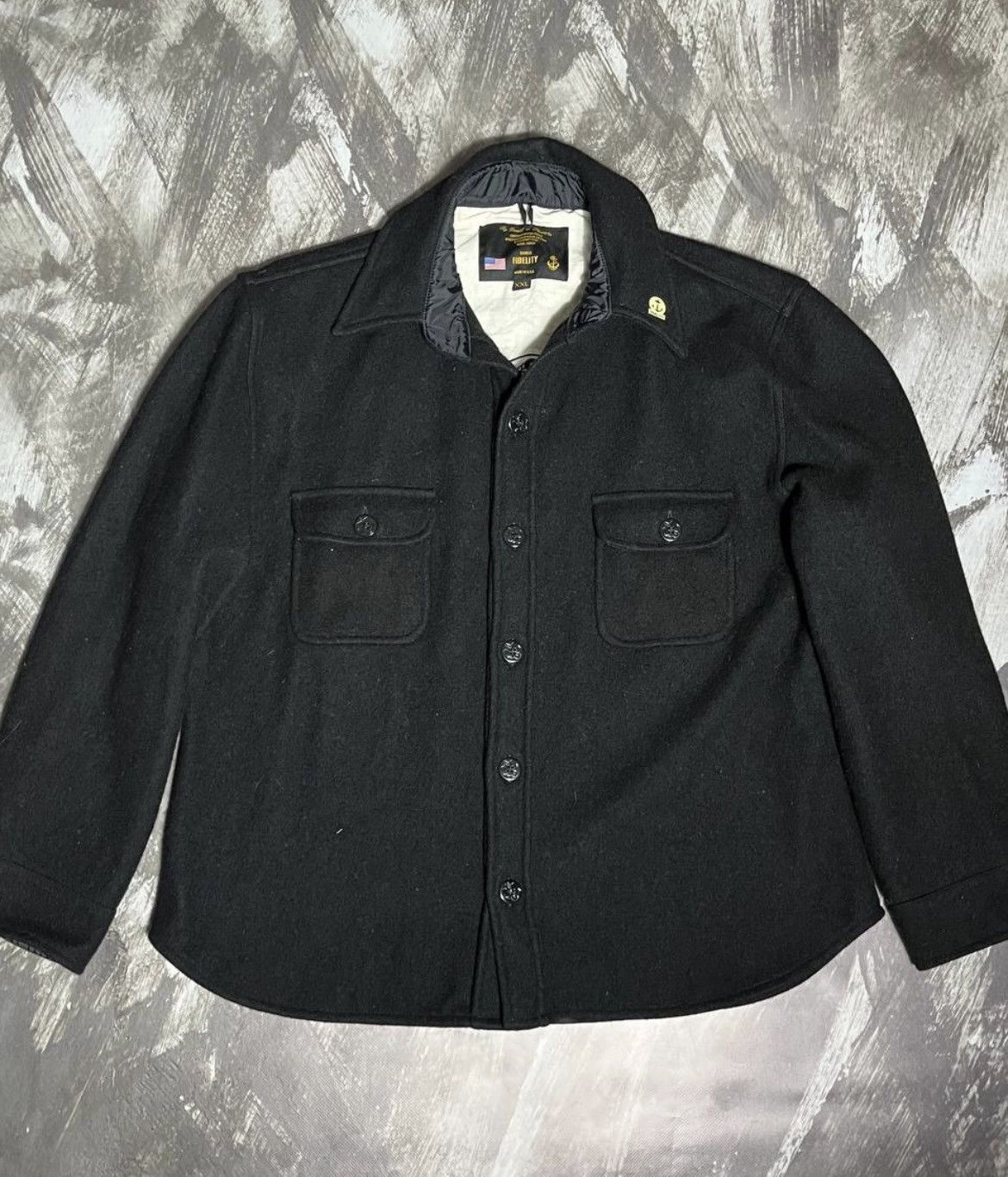 Fidelity Fidelity wool shirt jacket made in USA | Grailed
